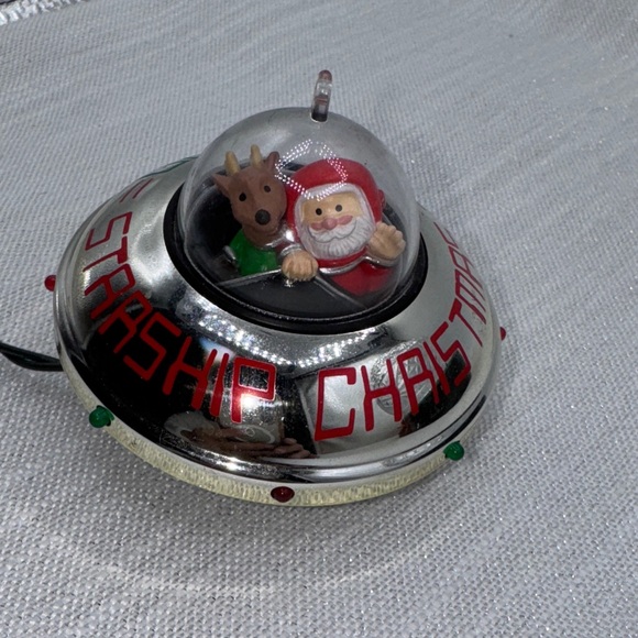 Hallmark | Holiday | Hallmark Starship Christmas Ornament 99 Featuring ...